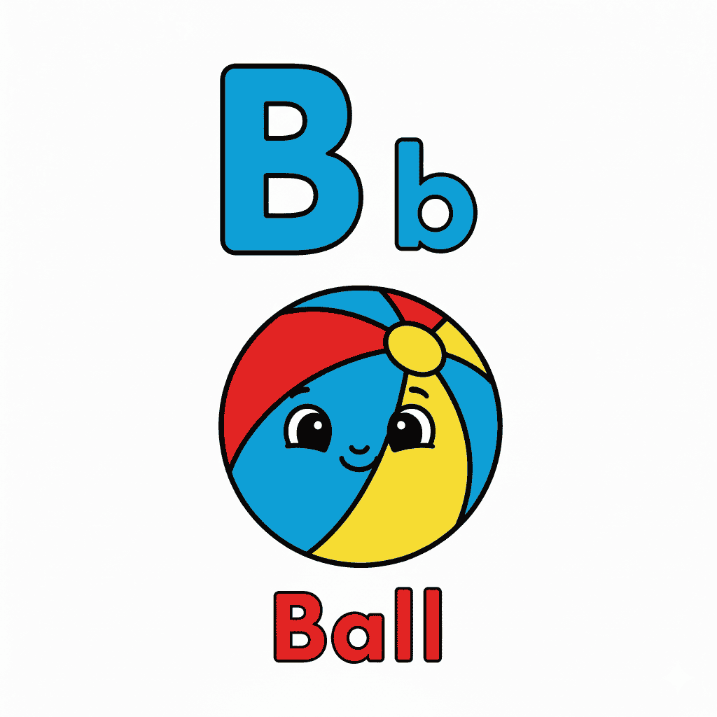 Letter B Coloring Pages for Kids | Free Printable Alphabet B Coloring ...